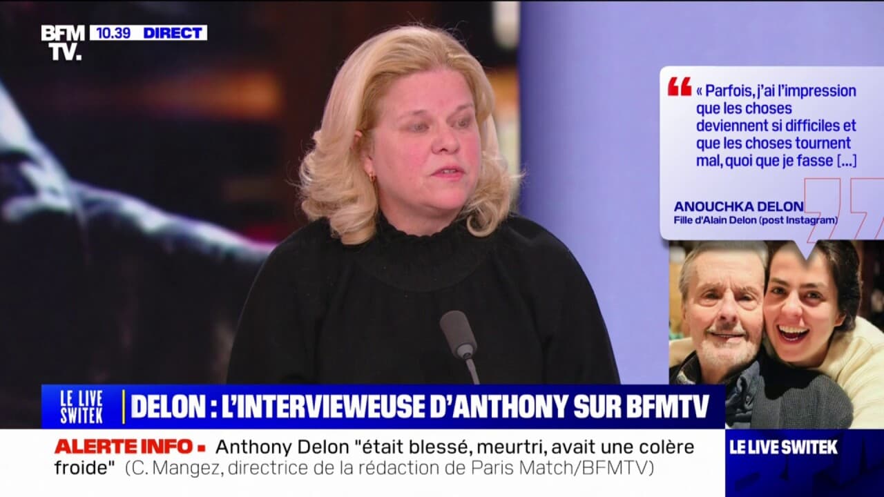 Anthony Delon "veut qu'on fiche la paix à son père", estime la ...