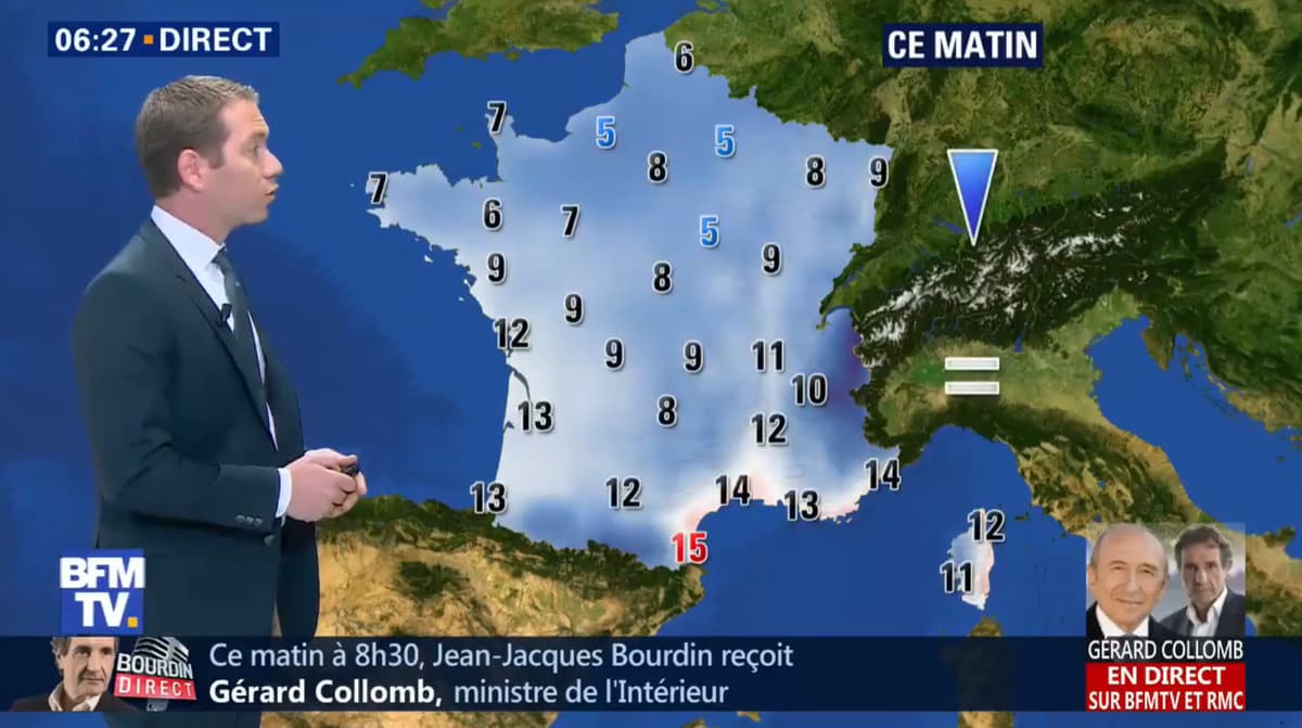 Météo: un temps ensoleillé au Nord et nuageux au Sud ce vendredi
