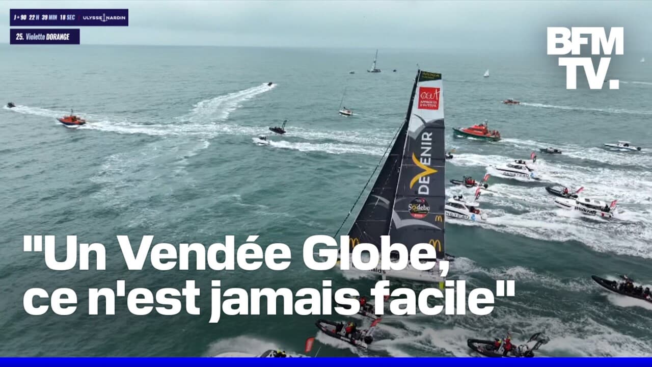 Vendée Globe: après 90 jours de course, la benjamine Violette Dorange ...