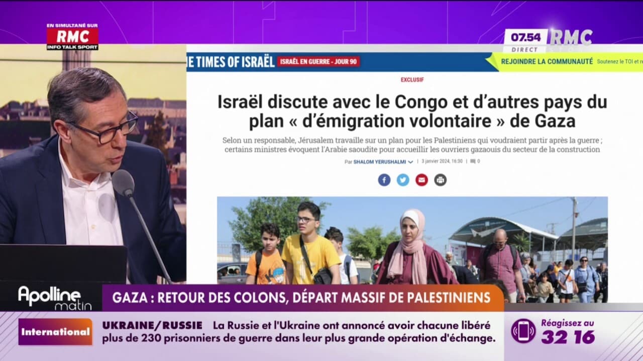 Expliquez-nous - Gaza : Retour des colons, départ massif de Palestiniens
