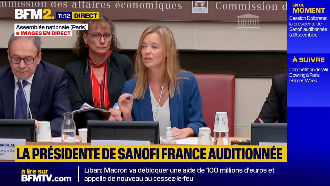 Audrey Duval auditionné à l'Assemblée : "Le Doliprane continuera à être ...