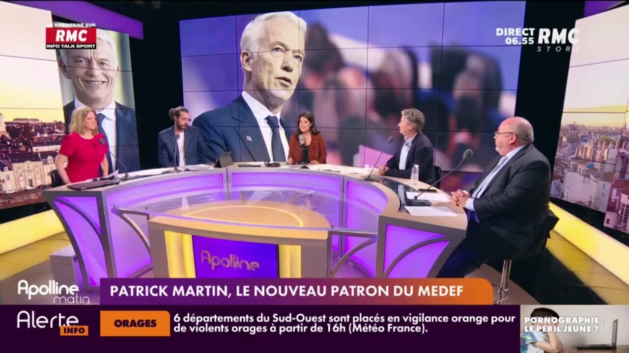 Portrait de Patrick Martin, nouveau président du Medef