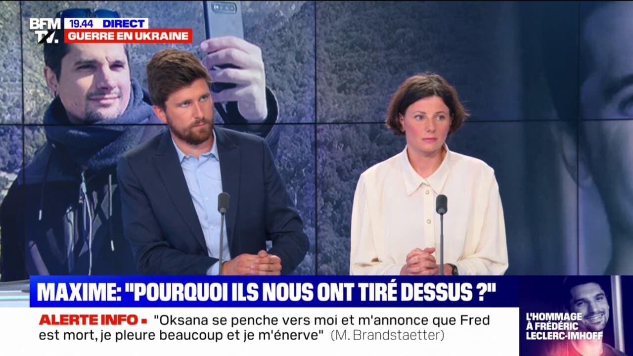 "Il voulait montrer ce qu'il se passe là-bas": l'hommage de Maxime Brandstaetter et Oksana Leuta ...