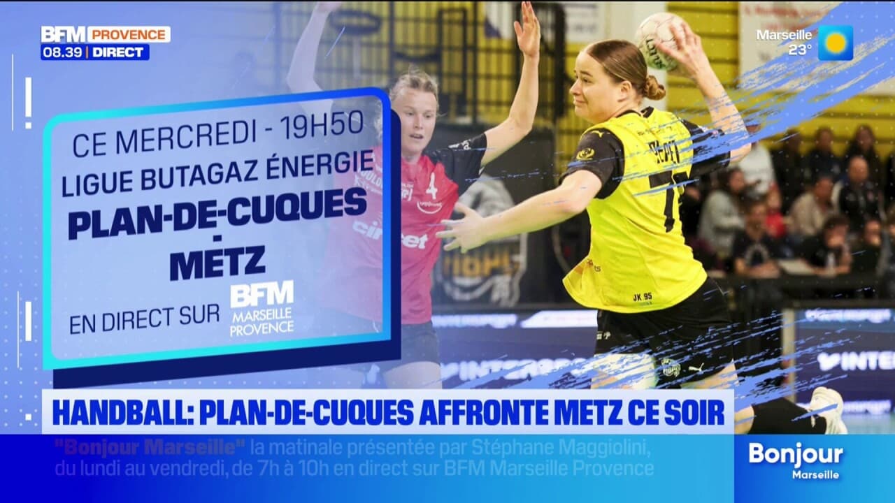 Handball : Plan-de-cuques affronte Metz ce soir. Match diffusé sur BFM ...