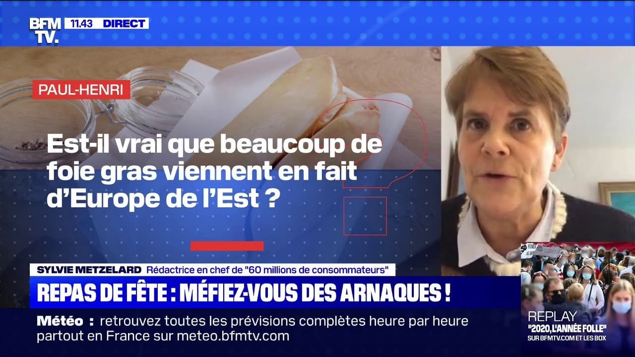 Foie gras, Saint-Jacques, truffes et champagne... Comment éviter les arnaques ? BFMTV répond à ...