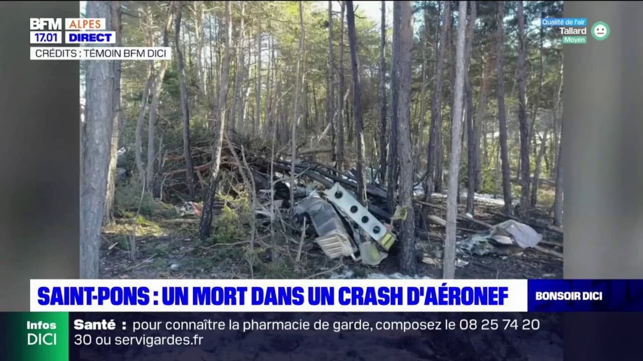 Saint-Pons: un mort dans le crash d'un aéronef, trois autres personnes ...