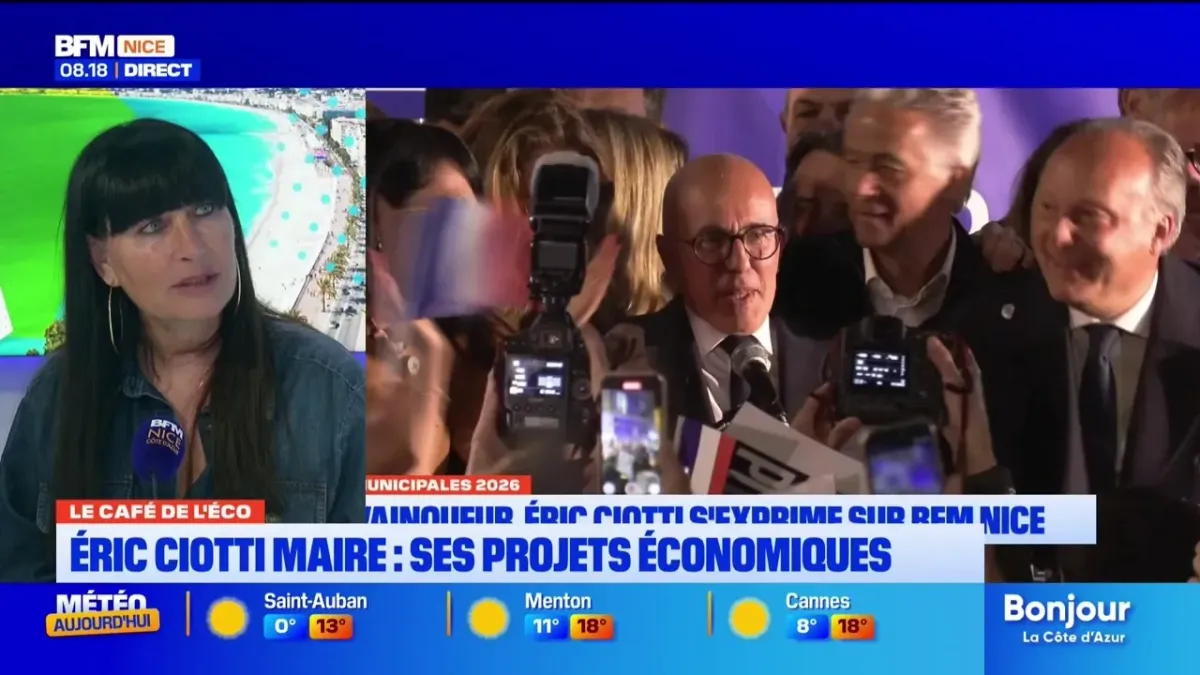 Le Café de l'Éco : Éric Ciotti maire, ses projets économiques