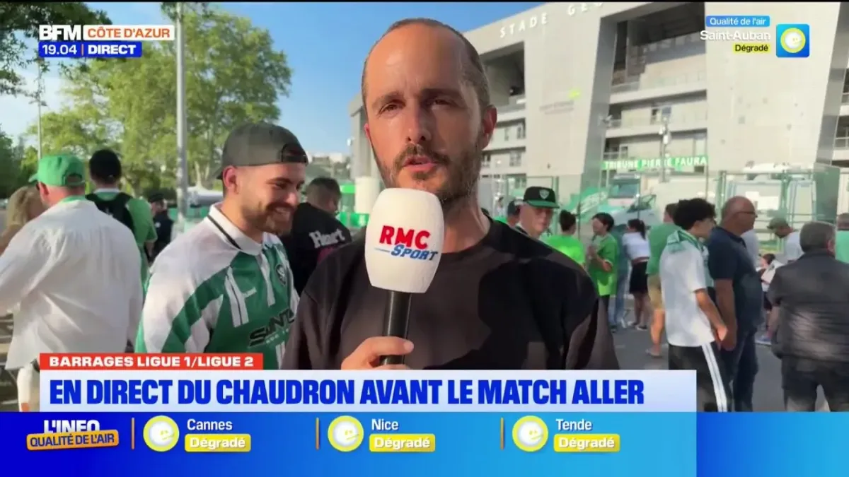 Barrages Ligue 1/ Ligue 2 – AS Saint-Étienne - OGC Nice : en direct du ...