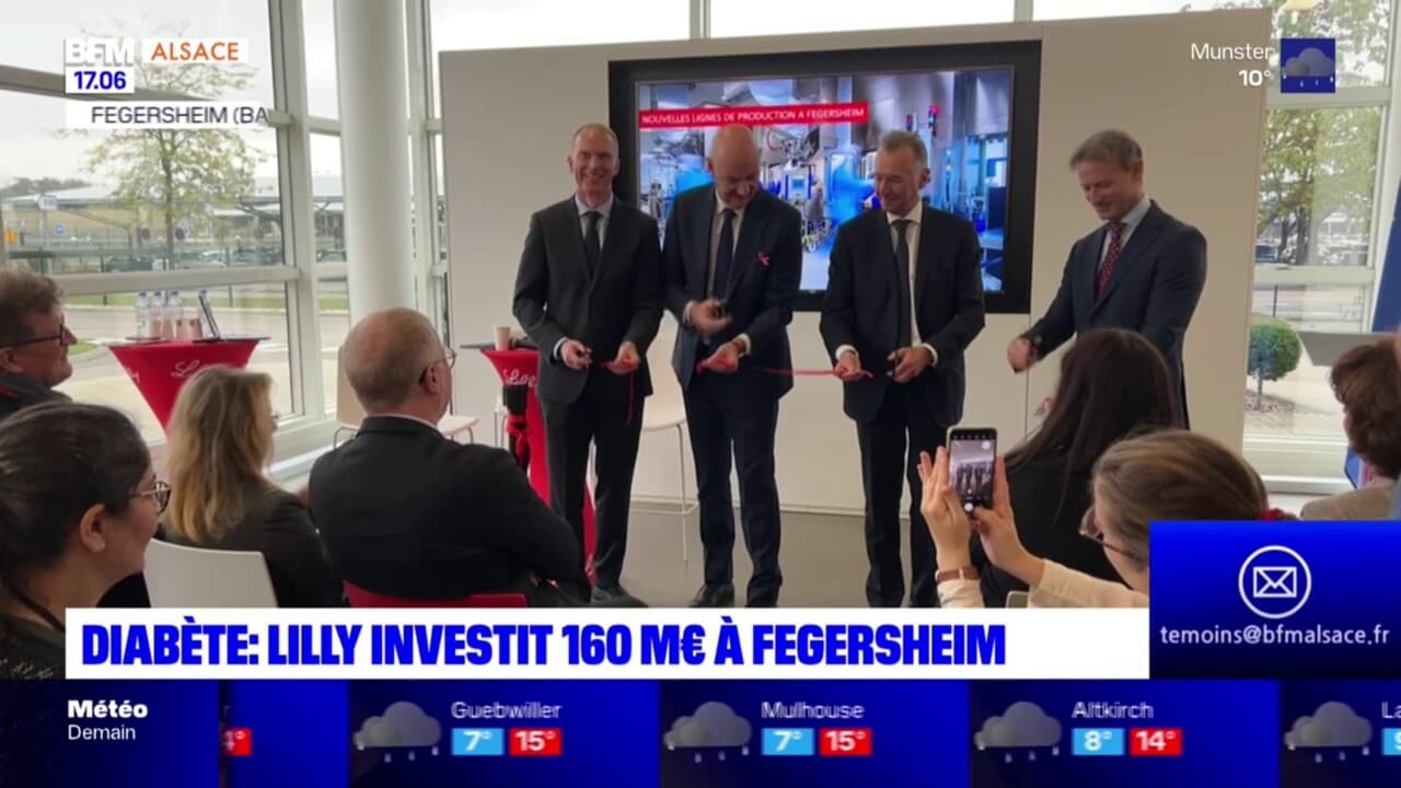 Diabète: le groupe Lilly investit 160 millions d'euros à Fegersheim Diabète: le groupe Lilly investit 160 millions d'euros à Fegersheim
