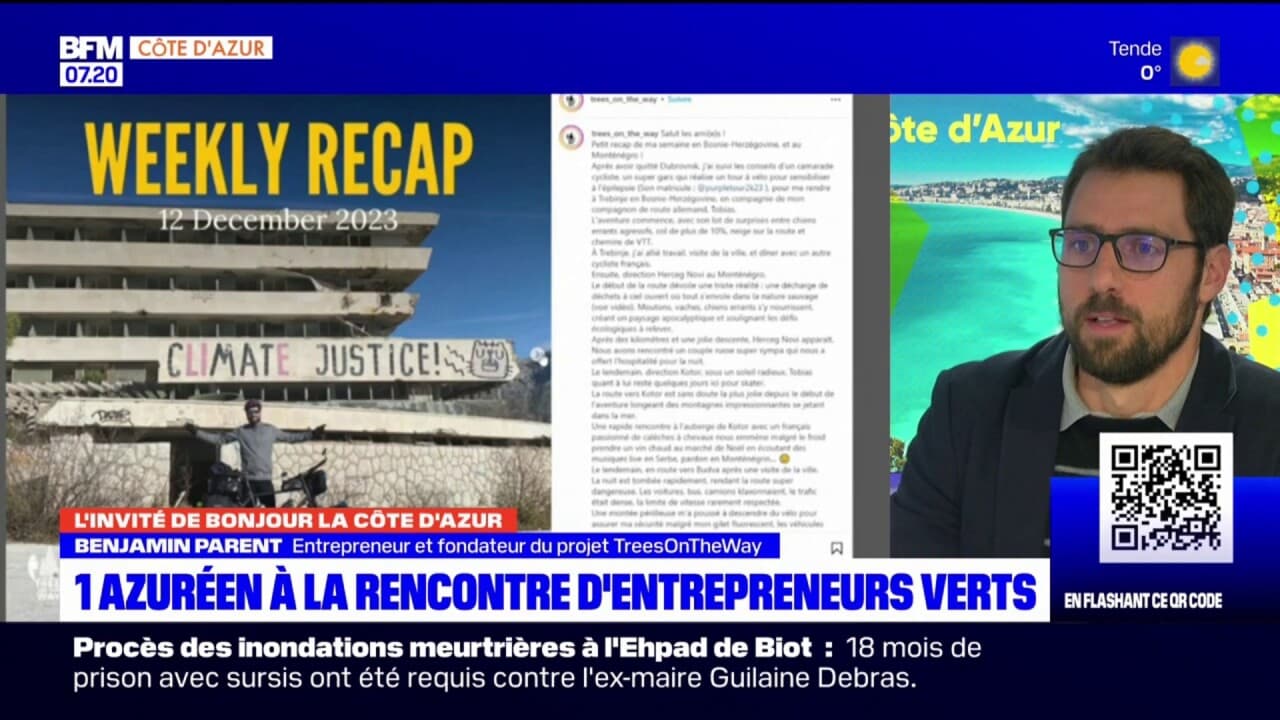 TreesOnTheWay": un Azuréen fait un tour du monde à vélo à la rencontre ...