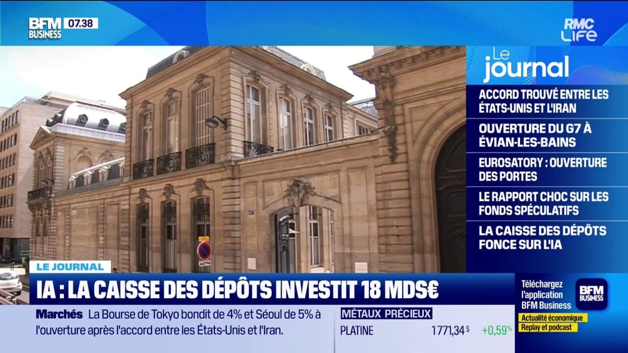 La Caisse des Dépôts investit 18 milliards d’euros dans l'IA