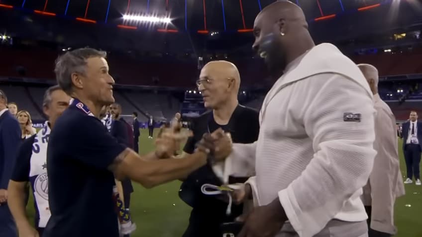 PSG-Inter Milan: accolade avec Teddy Riner, fair play avec les Milanais ...