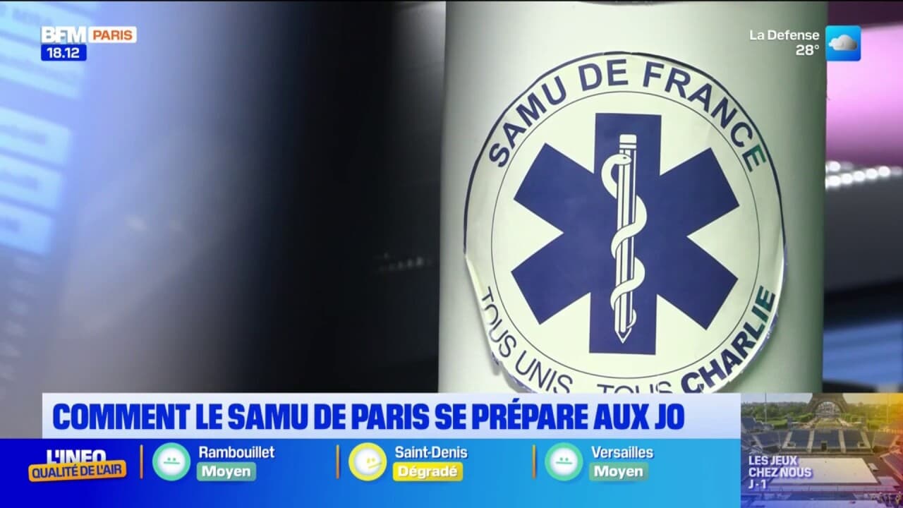 JO 2024: le Samu de Paris se prépare aux urgences médicales