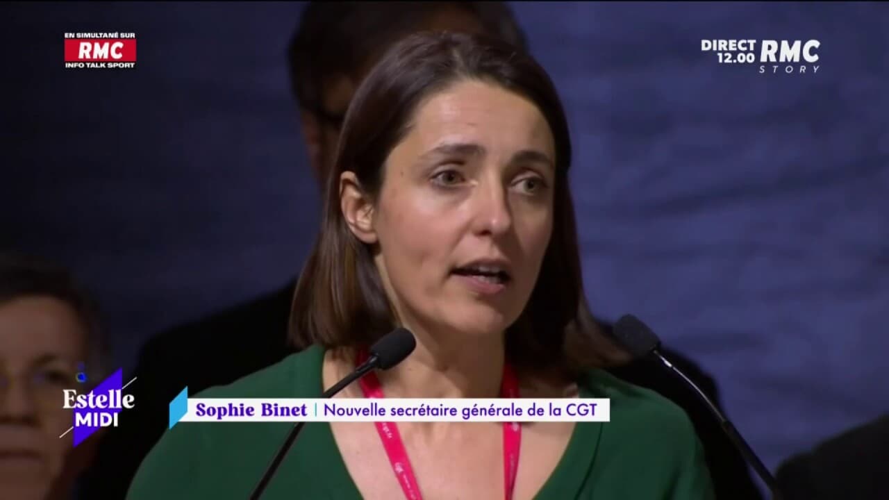 Sophie Binet, nouvelle secrétaire générale de la CGT