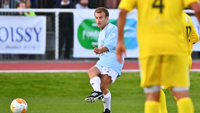 Macron, Eto'o, Van Buyten, Bougheraba... L'improbable casting du ...