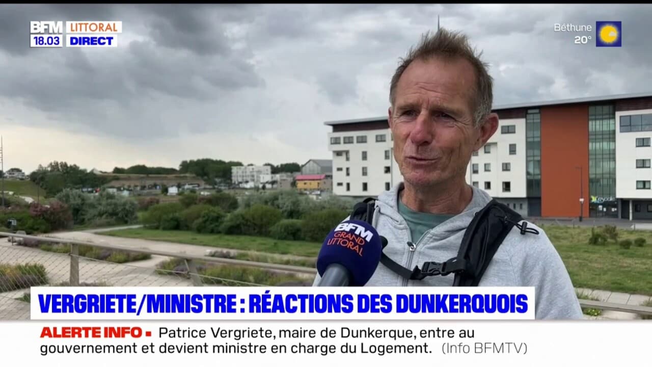 Les Dunkerquois réagissent à la nomination de Patrice Vergriete au ...