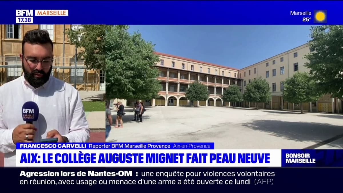 Aix-en-Provence: le collège Auguste Mignet fait peau neuve