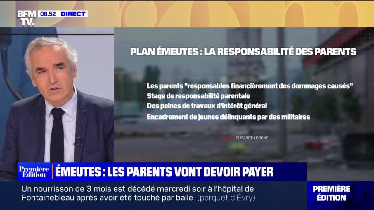 Parents responsables financièrement, encadrement militaire... Ce qu'il faut retenir des annonces ...