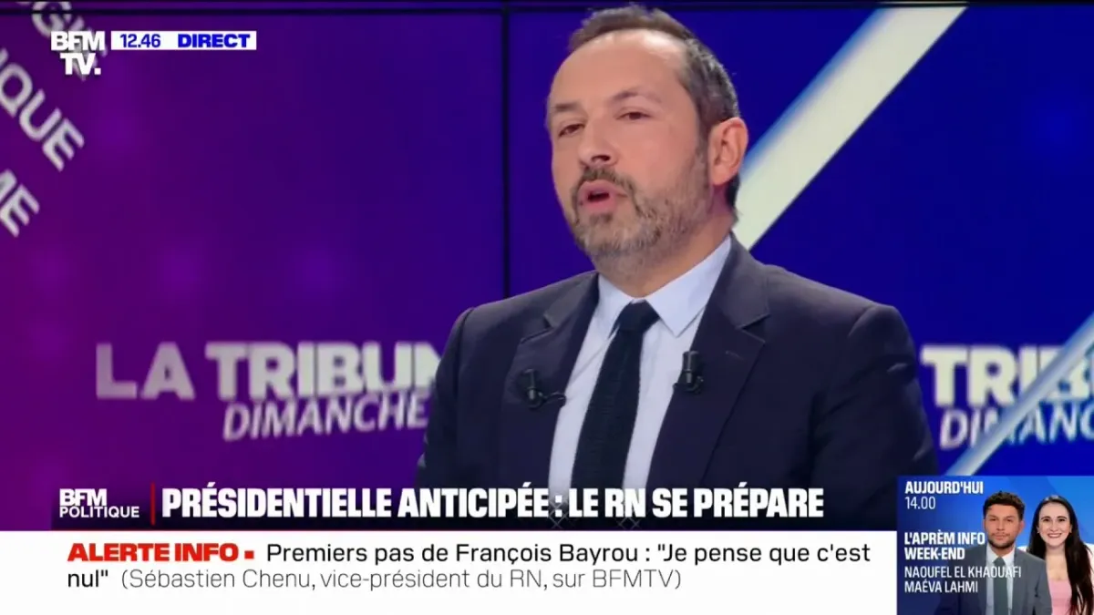"Nous sommes prêts": Sébastien Chenu affirme que le RN se prépare à une ...