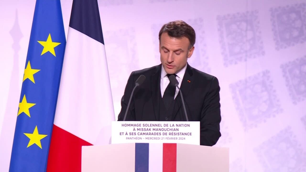 "Missak Manouchian hisse haut notre drapeau tricolore", affirme ...