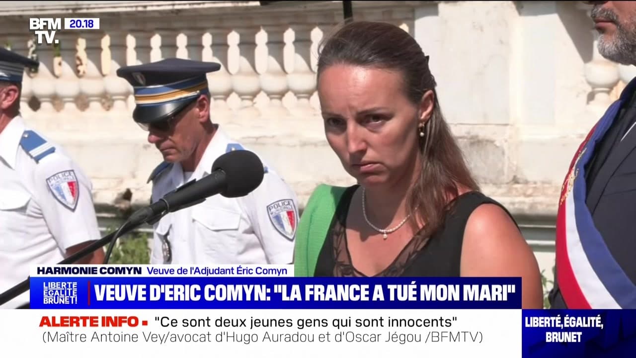 Veuve d'Eric Comyn : "La France a tué mon mari" - 28/08