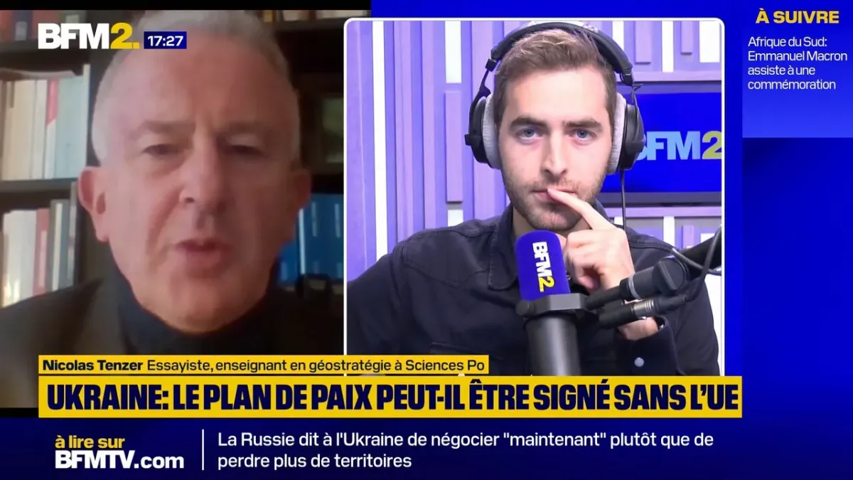 Plan de paix en Ukraine proposé par les États-Unis: "L'Europe se fait ...