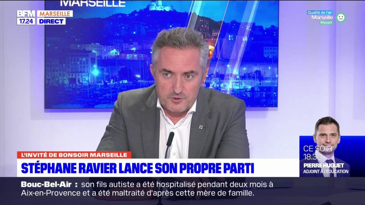 Marseille: le sénateur Stéphane Ravier lance son parti local "Marseille ...