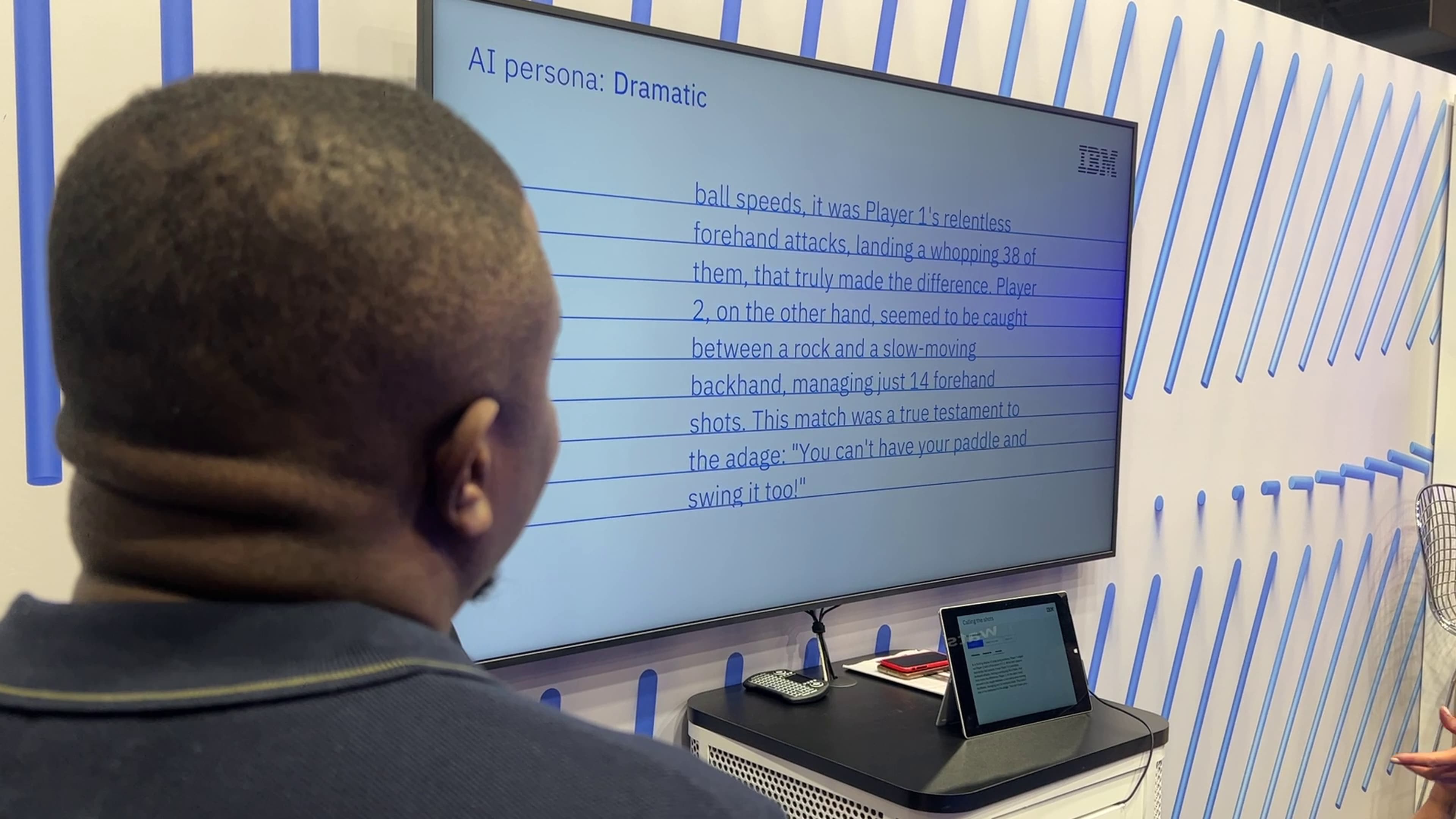 Comment cette table de ping-pong dopée à l'IA peut révolutionner son sport