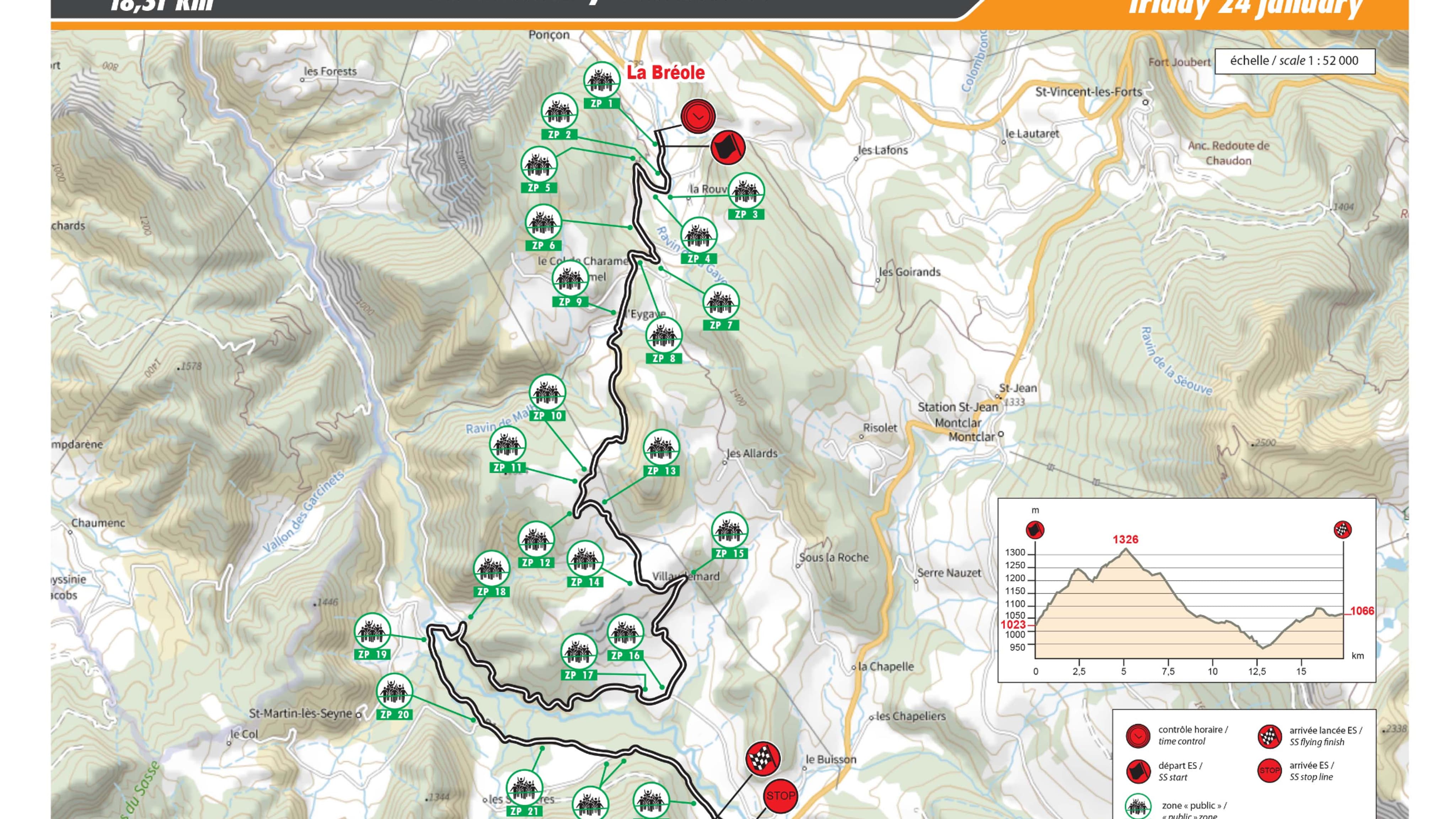 Rallye Monte-Carlo 2025: le tracé détaillé des spéciales