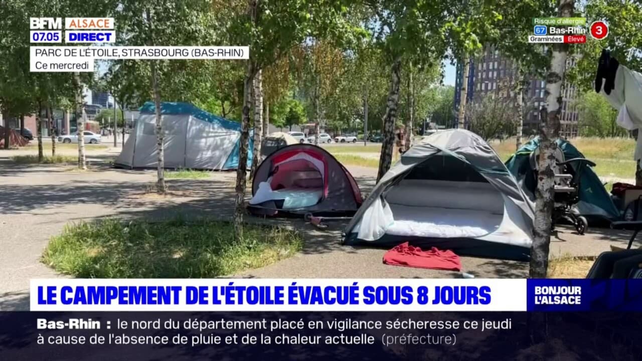 Le campement de l'Étoile devra être évacué sous 8 jours