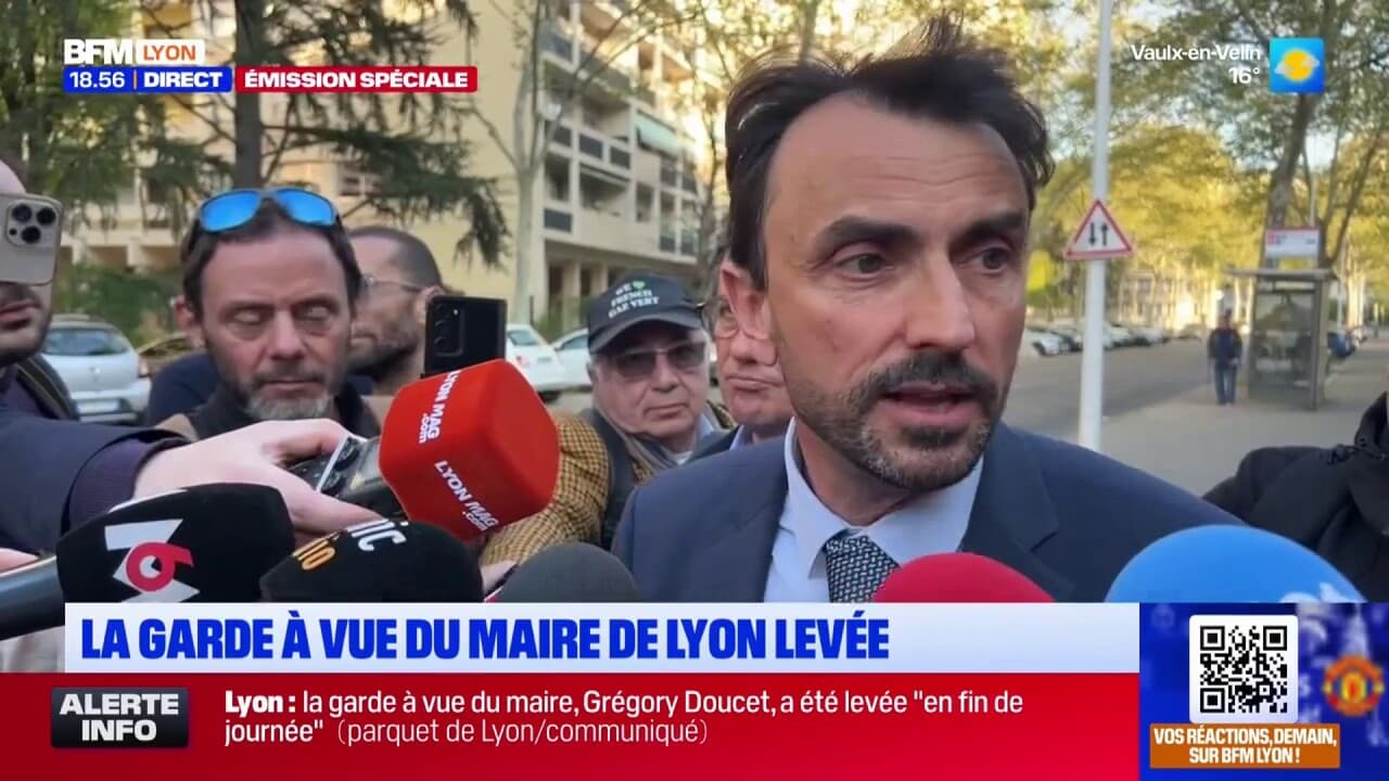 Garde à vue de Grégory Doucet: la déclaration en intégralité du maire de Lyon