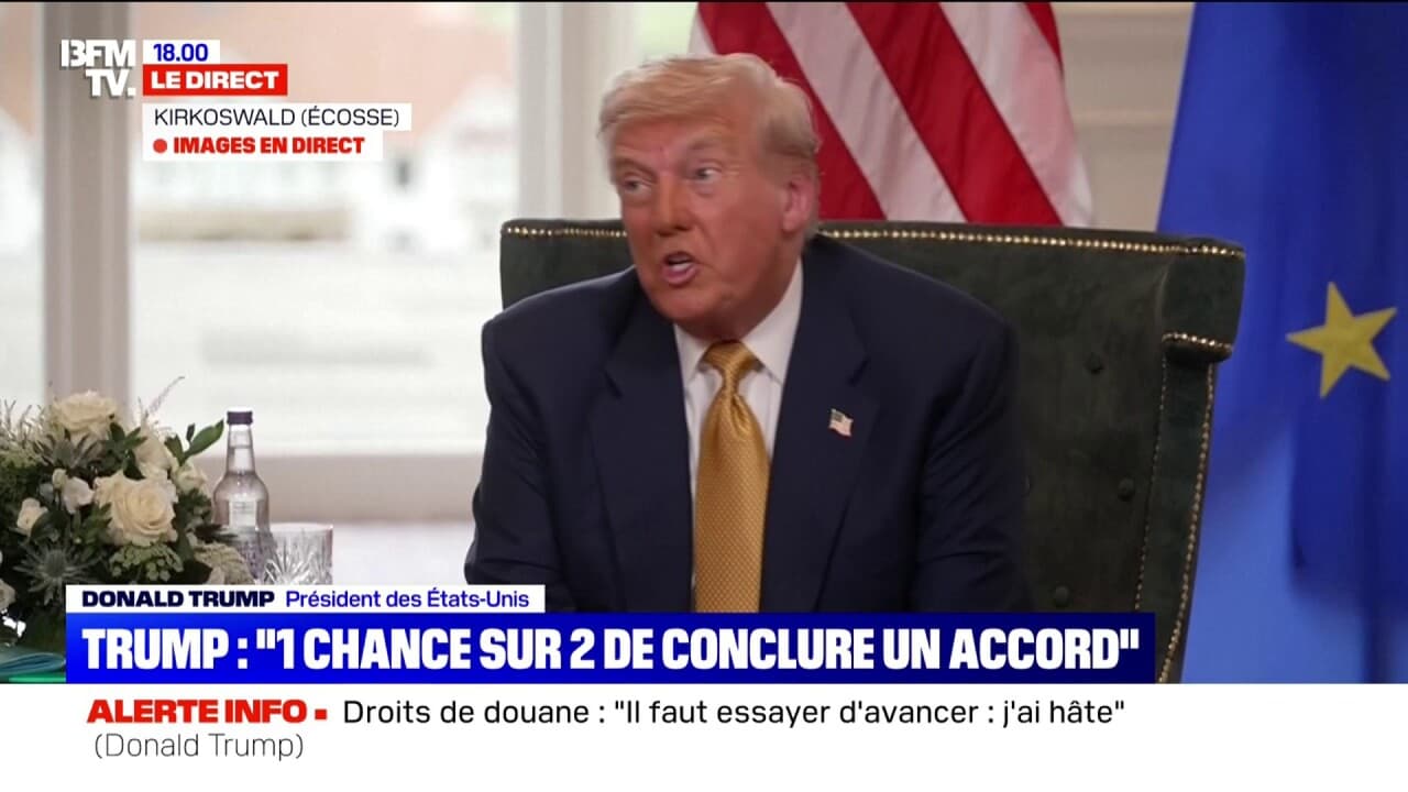 Droits de douane: "La date butoir du 1er août est la même pour tout le monde", affirme Donald Trump