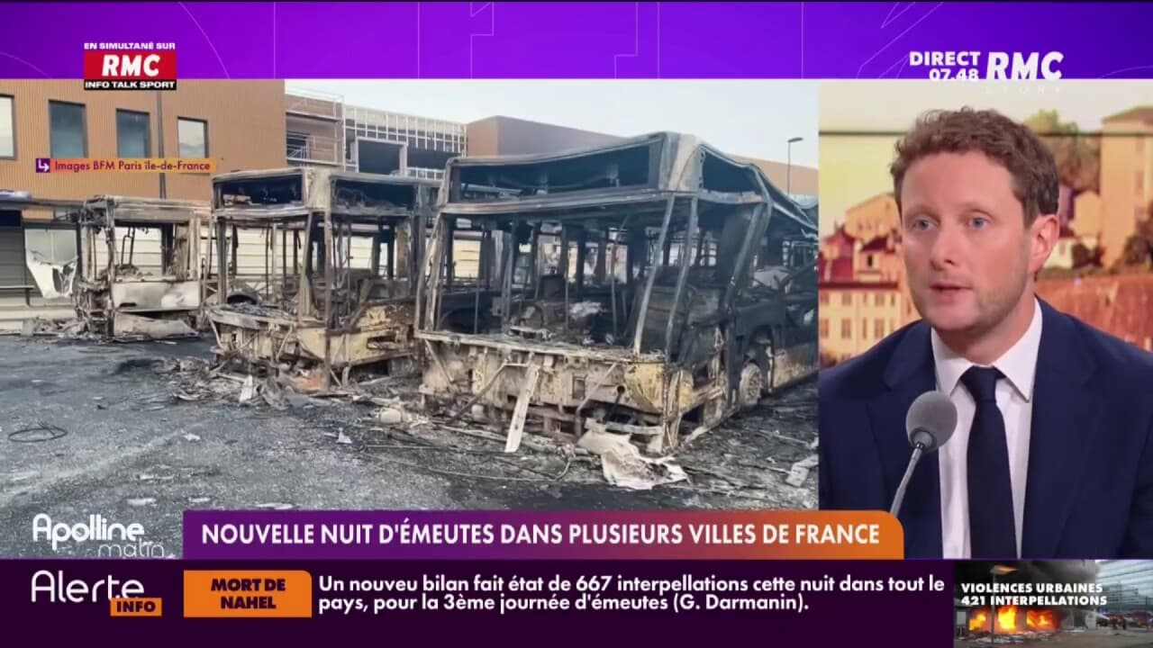 Beaune : "Au total, 20 bus ont été incendiés en Ile-de-France cette nuit"