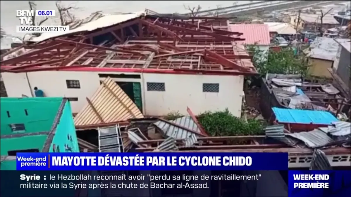 Cyclone Chido à Mayotte: l'archipel dévasté, deux morts à Petite-Terre ...