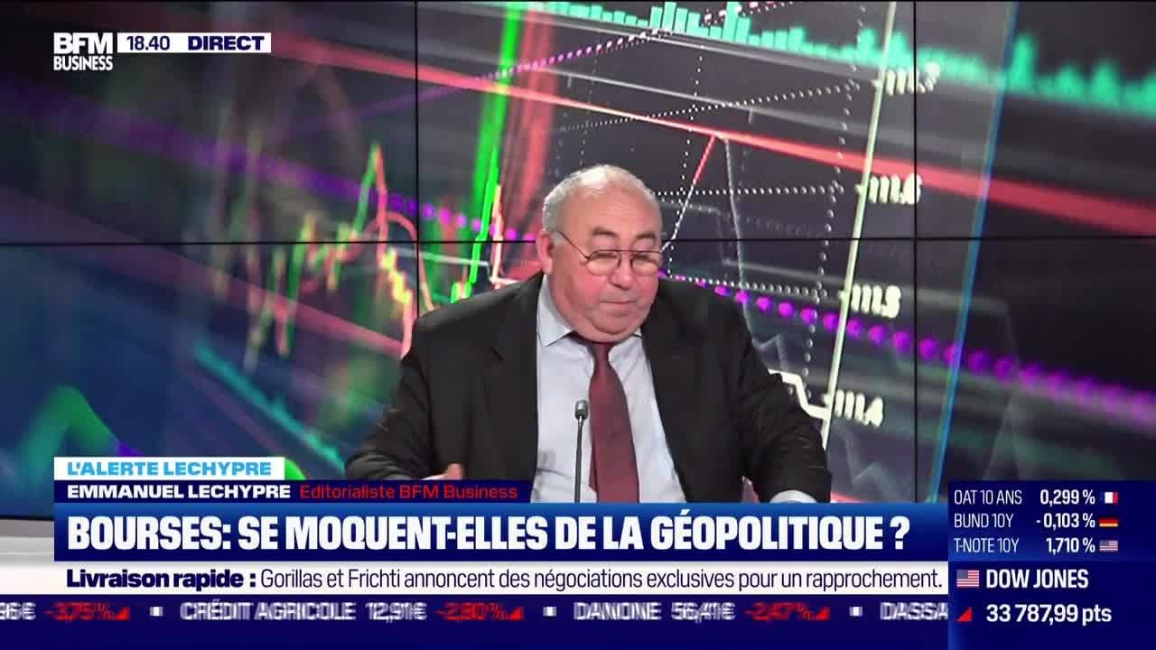 Emmanuel Lechypre : Les Bourses se moquent-elles de la géopolitique ...