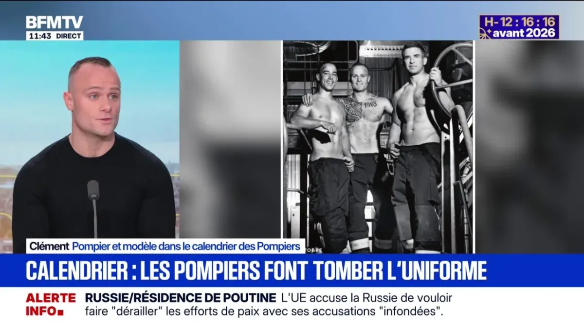 Calendrier des pompiers: "J'ai été séduit par l'aventure humaine ...