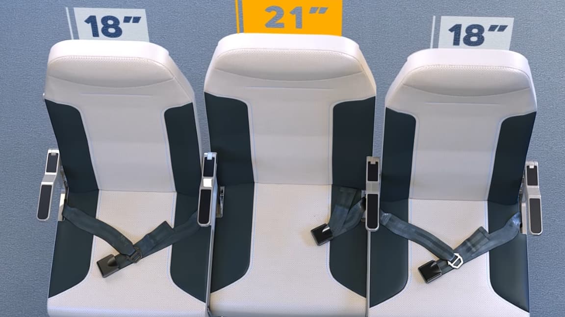 Ce siège d'avion devrait autant plaire aux compagnies qu'aux passagers