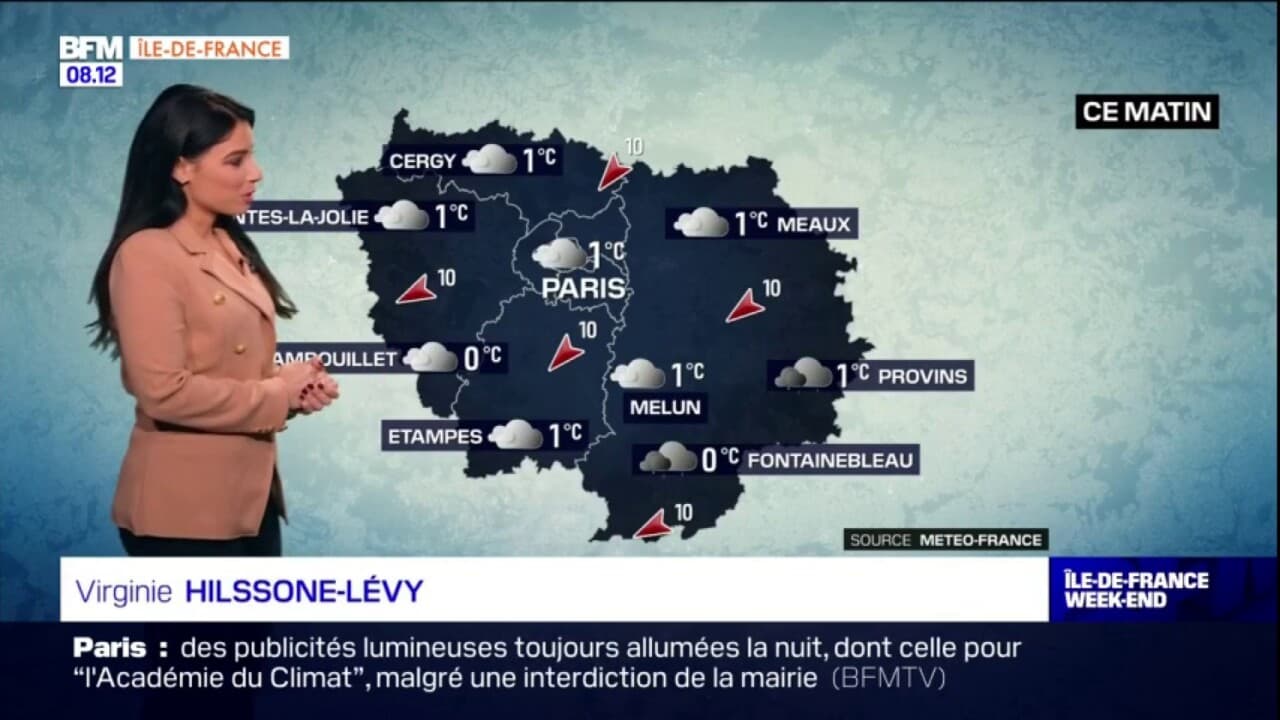 Météo Paris-Île-de-France: les nuages encore présents ce dimanche, 5°C ...