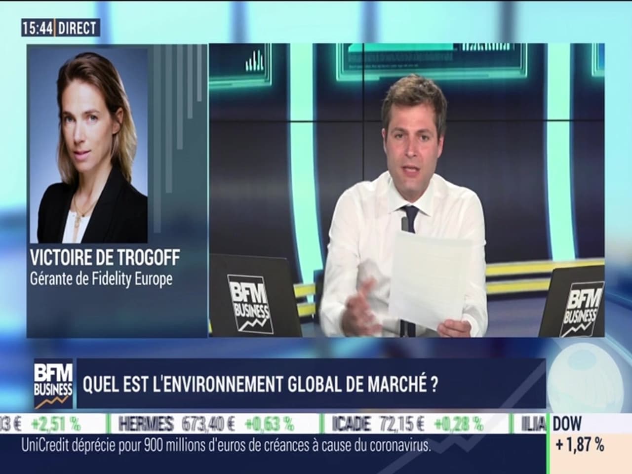 Victoire de Trogoff (Fidelity Europe) : quel est l'environnement global ...