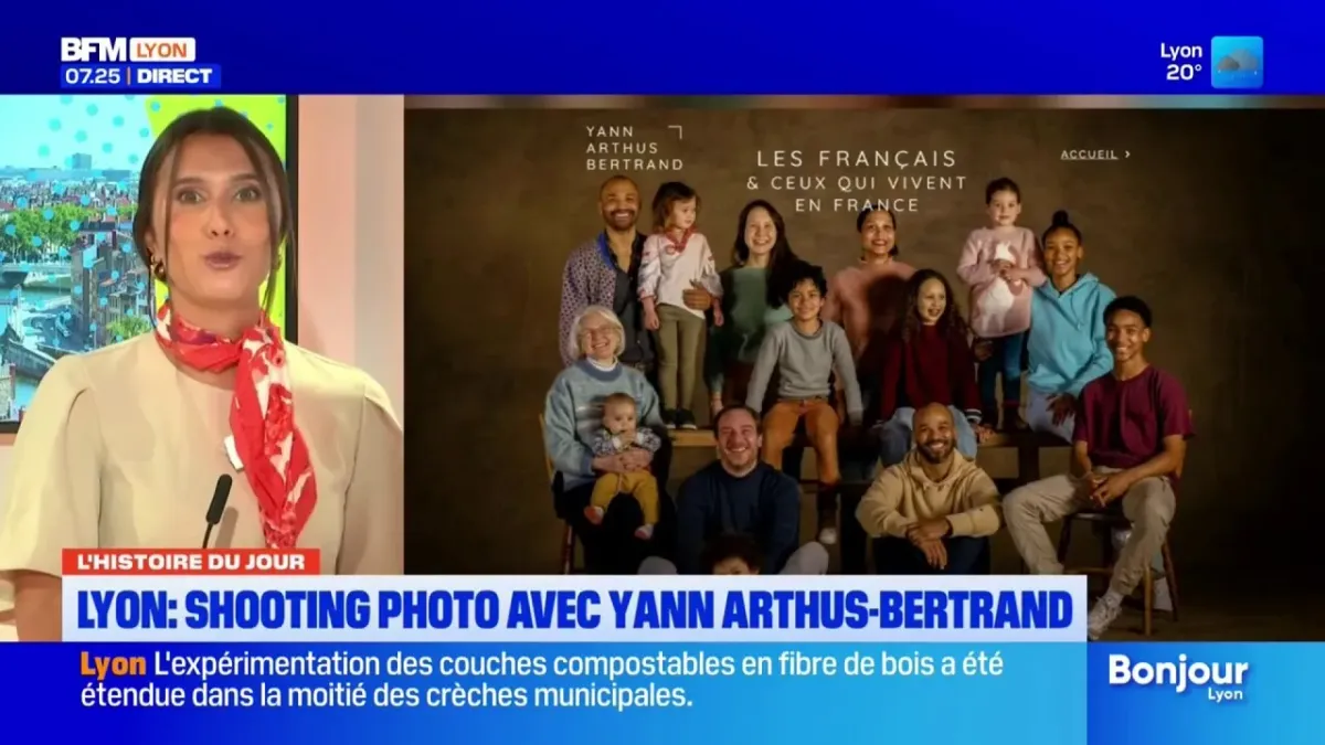 L'Histoire du jour: Yann Arthus-Bertrand en shooting photo à Lyon début ...