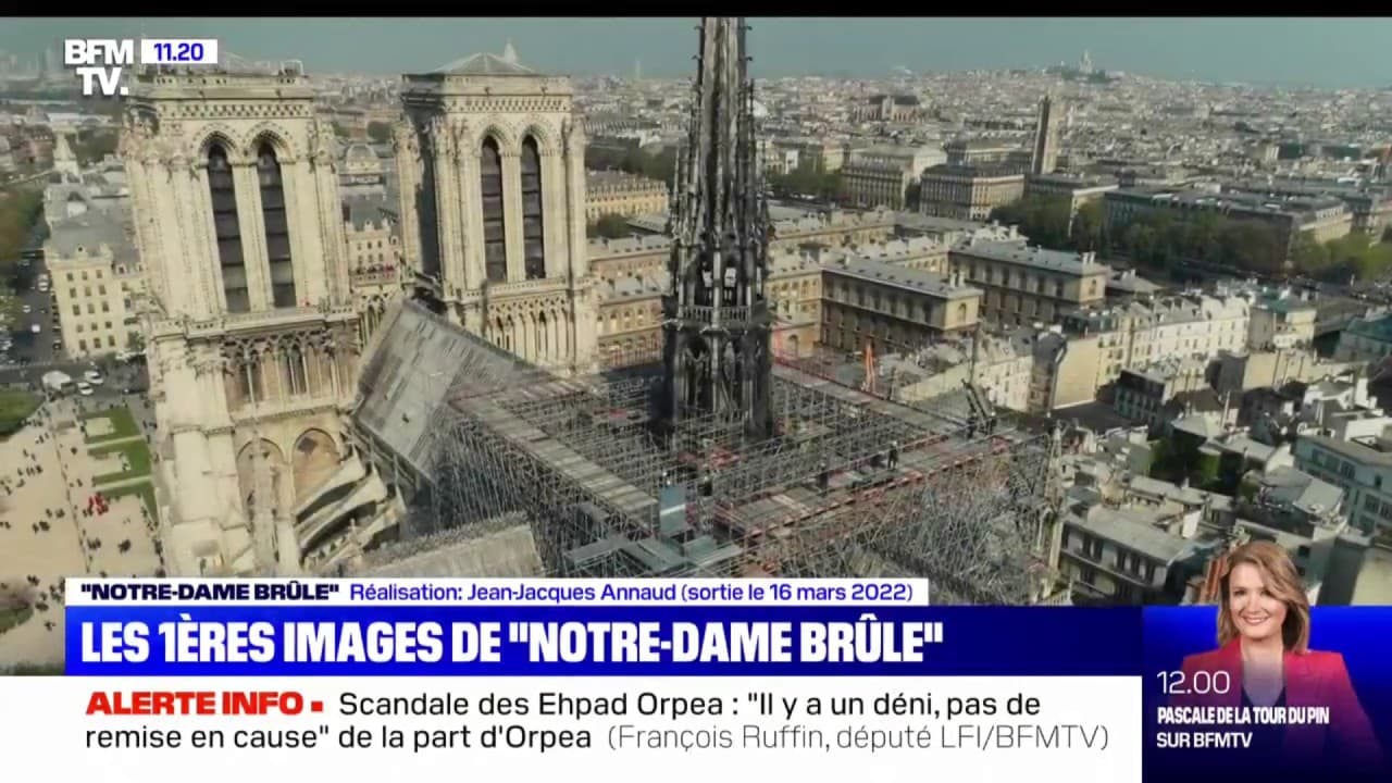 "Notre-Dame brûle": découvrez les premières images du film de Jean ...