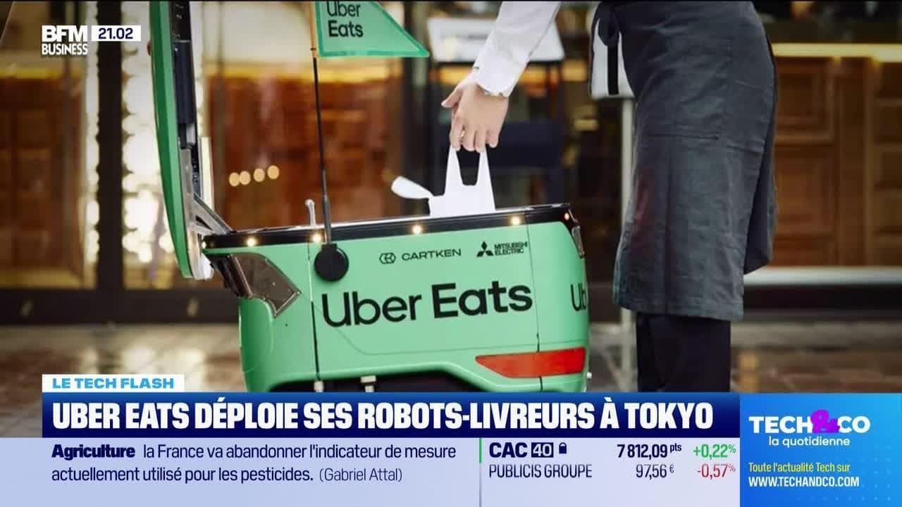 Le Tech Flash : Uber Eats déploie ses robots livreurs à Tokyo par Léa ...
