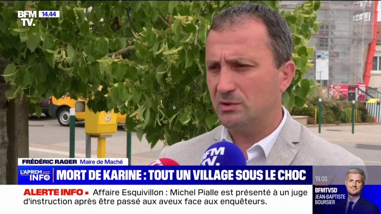 Affaire Esquivillon: le maire de Maché adresse "une pensée vraiment ...
