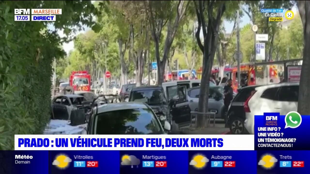 Prado: deux morts après l'embrasement d'un véhicule à la suite d'une ...