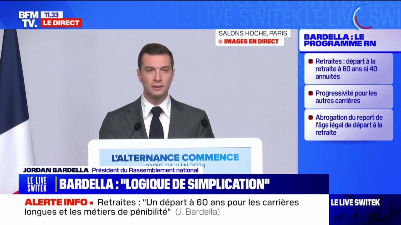 Jordan Bardella veut proposer aux entreprises "d'augmenter les salaires sans peser sur le coût ...