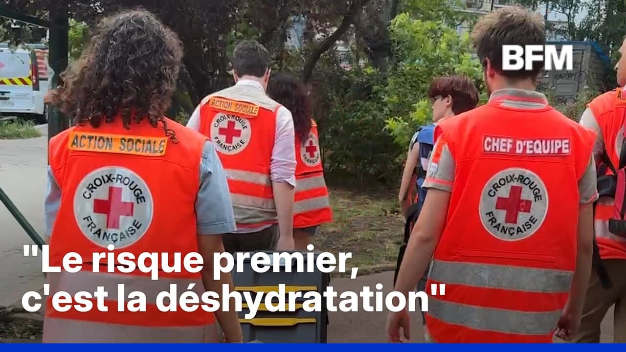 Canicule: on a suivi une maraude de la Croix-Rouge qui vient en aide ...