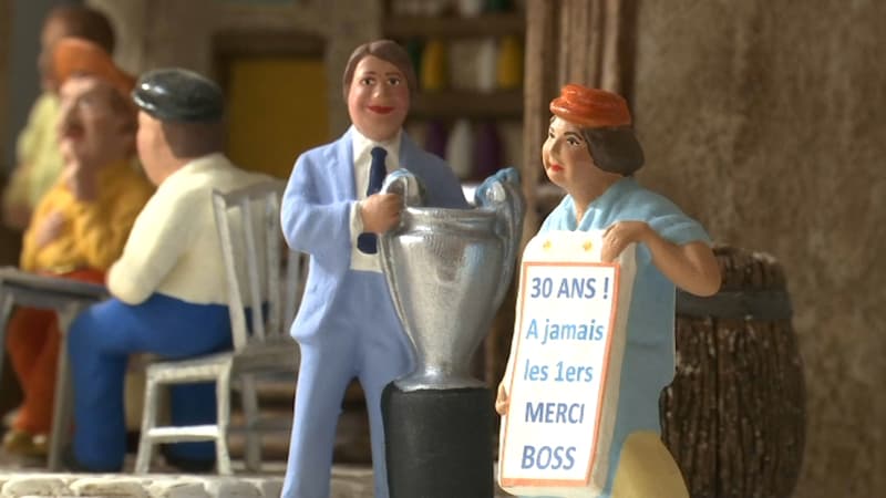 OM: un santon à l'effigie de Bernard Tapie pour célébrer les 30 ans du ...