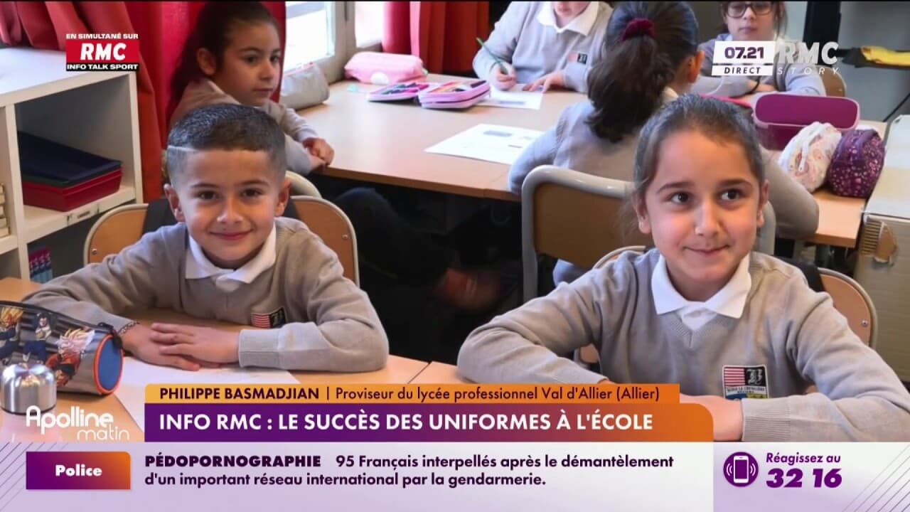 Les uniformes rencontrent un véritable succès à l'école