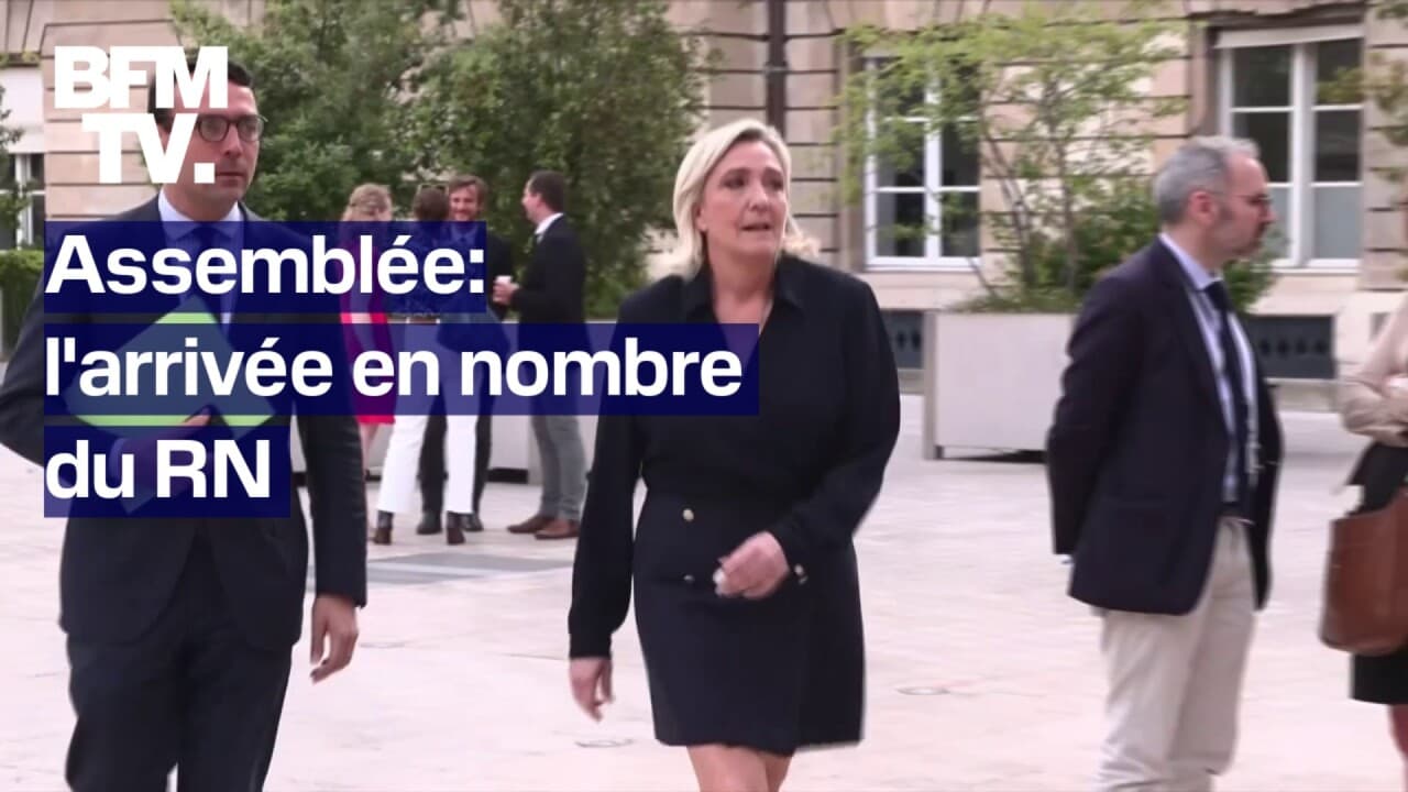 Assemblée nationale: l'arrivée en nombre du RN