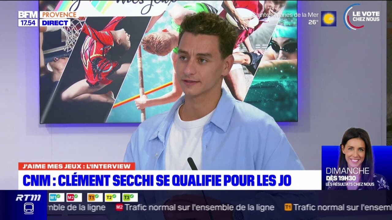 J'aime mes jeux du mercredi 3 juillet - Cercle des nageurs de Marseille: Clément Secchi se ...